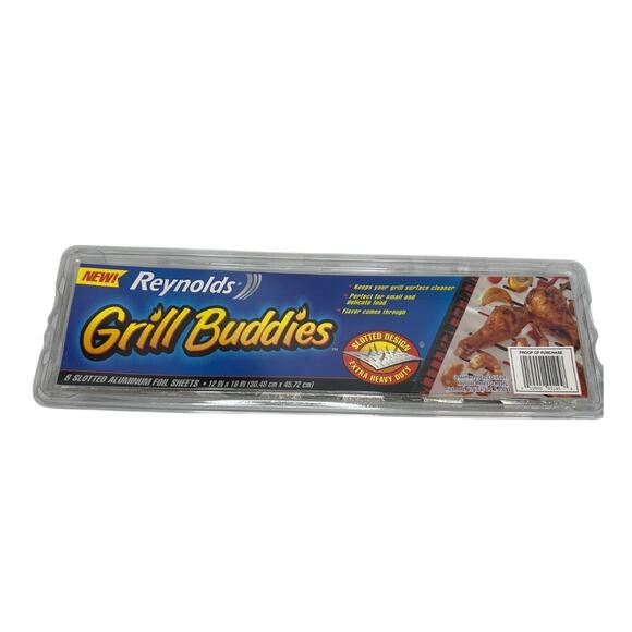 Reynolds | Kitchen | New Sealed Reynolds Grill Buddies Slotted Aluminum ...
